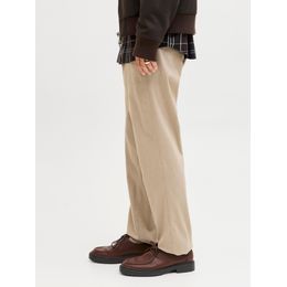 Jack & Jones JACK & JONES Herren Chinohose "JPSTKANE HANK CHINO BF"crockery, Gr. 30, unifarben, Web, Obermaterial: 73% Baumwolle, 24% Polyester, 3% Elasthan, Hosen
