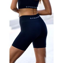 Seamless Shorts Copenhagen Studios, Damen, Gr. XS (32/34), N-Gr, schwarz, Obermaterial: 93% Polyamid, 7% Elasthan, unifarben, Basic, Hosen, Seamless High Waist Design