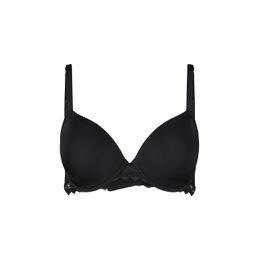 Skiny Damen Schalen-BH "Initialace", Gr. 75, schwarz, Obermaterial: 85% Polyamid, 15% Elasthan. Cups: 100% Polyester. Spitze: 90% Polyamid, 10%