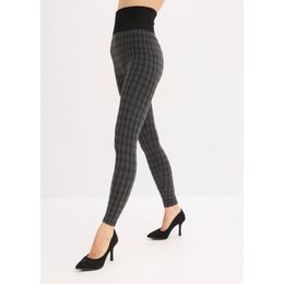 bonprix Damen Thermoleggings "Thermo Seamless Leggings mit weicher Innenseite", Gr. 44, schwarz, Obermaterial: 94% Polyester, 6% Elasthan, Hosen,