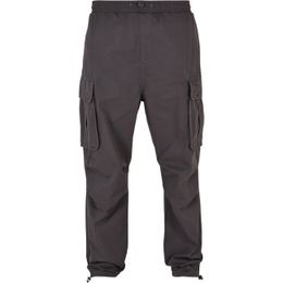 Cargohose Karl Kani "Karl Kani Herren", Herren, Gr. XL, US-Gr&ouml;&szlig;en, anthrazit, 98% Baumwolle, 2% Elasthan, unifarben, loose fit, Hosen Cargohose