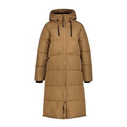 Steppmantel Icepeak "ADDIA", Damen, Gr. 36, braun, Obermaterial: 100% Polyester, M&auml;ntel Steppmantel