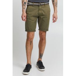 Blend Herren Shorts "BHBruno", gr&uuml;n, Gr. L, unifarben, Web, 97% Baumwolle, 3% Elasthan, Hosen, Chino Shorts mit G&uuml;rtel