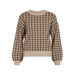Vila Pullover 'RIL' Damen Gr&ouml;&szlig;e S beige / braun