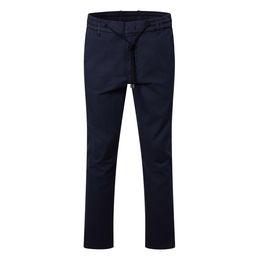 Pierre Cardin Herren Chinohose "PC-Chambery", blau, Gr. 36, Web, Obermaterial: 98% Baumwolle, 2% Elasthan, Hosen, Tunnelzug zur Weitenregulierung