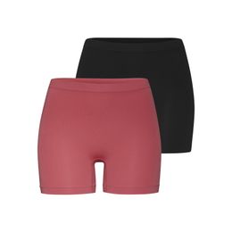 Lascana Damen Panty "seamless", Gr. 32, rot, Microfaser, Obermaterial: 93% Polyamid, 7% Elasthan, unifarben, Unterhosen, aus weicher Microfaser