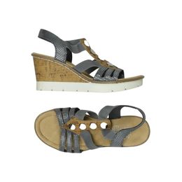 Rieker Sandalen Damen Gr&ouml;&szlig;e 38 Second Hand grau