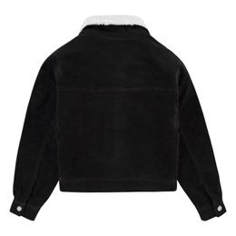 LEVI'S KIDS M&auml;dchen Cordjacke "LVG BABY BAGGY CORDUROY TRUCKE"schwarz, Gr. 14, unifarben, Web, Obermaterial: 98% Baumwolle, 2% Elasthan, Jacken, mit