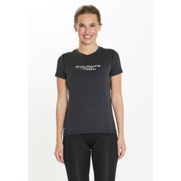 Endurance Herren Funktionsshirt "WANGE MELANGE", schwarz, Gr. 34, bedruckt, meliert, 92% Polyester, 8% Elasthan, Shirts, mit innovativer QUICK