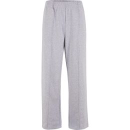 Karl Kani Damen Jogginghose "Karl Kani Signature Straight Leg Sweatpants"light grau, Gr. S, unifarben, 60% Baumwolle, 40% Polyester, Hosen