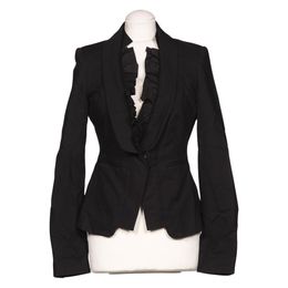 TWINSET Twin Set Blazer Damen Gr&ouml;&szlig;e M Second Hand schwarz