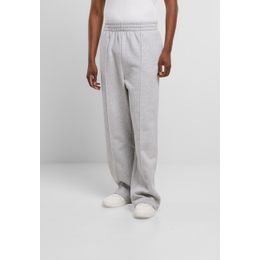 Karl Kani Herren Jogginghose "Karl Kani Signature Straight Leg Sweatpants", grau, Gr. L, unifarben, 60% Baumwolle, 40% Polyester, Hosen