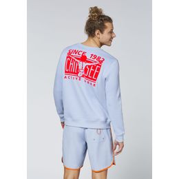 Chiemsee Herren Sweatshirt, blau, Gr. M, 60% Baumwolle, 40% Polyester, Sweatshirts