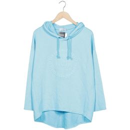 Zwillingsherz Kapuzenpullover Damen Gr&ouml;&szlig;e L Second Hand hellblau