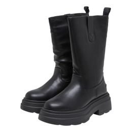 Buffalo Damen Stiefel "Buffalo Buffalo mars farmer boots", Gr. 37schwarz, Kunstfaser, unifarben, Schuhe