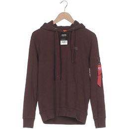 Alpha Industries Kapuzenpullover Damen Gr&ouml;&szlig;e S Second Hand bordeaux
