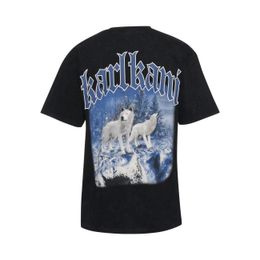Karl Kani Damen T-Shirt "Karl Kani Unisex", schwarz, Gr. XS, bedruckt, 100% Baumwolle, Shirts