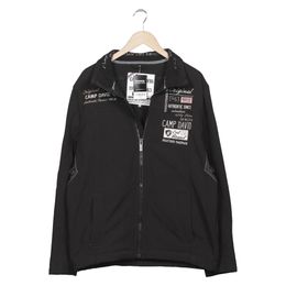 CAMP DAVID Jacke Herren Größe XXL Second Hand schwarz
