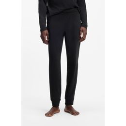 HUGO UNDERWEAR Damen Sweatpants "Laze Pants CW", Gr. XL, blau, Jersey, Obermaterial: 95% Baumwolle, 5% Elasthan, unifarben, Basic, Hosen, mit