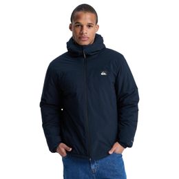 Regenjacke Quiksilver "Overcast 3K Insulated", Herren, Gr. M, schwarz, 100% Polyester, Jacken Regenjacke