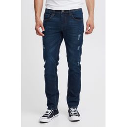 Blend Herren 5-Pocket-Hose "BHJet"denim dunkelblau, Gr. 28, unifarben, Jeans, 98% Baumwolle, 2% Elasthan, Hosen, Stilvolle Regular-Fit-Jeans