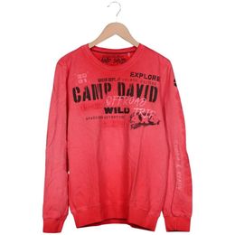 CAMP DAVID Sweater Herren Gr&ouml;&szlig;e M Second Hand rot
