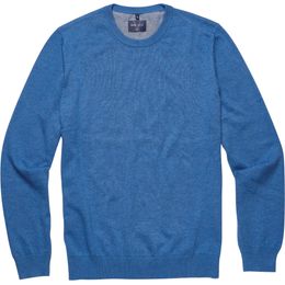 Strickpullover MARVELIS, Herren, Gr. XXL, n&uuml;rnbergerblau, Strick, Obermaterial: 100% Baumwolle, regular fit, Rundhals, Rippb&uuml;ndchen, Pullover Strickpullover, Rundhals, Baumwolle, regular fit