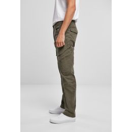Brandit Herren Cargohose "Brandit Herren Adven Slim Fit Cargo Pants", gr&uuml;n, Gr. S, unifarben, 98% Baumwolle, 2% Elasthan, Hosen