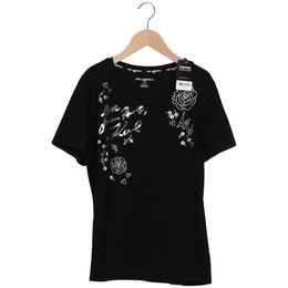 K by KARL LAGERFELD Karl Lagerfeld T-Shirt Damen Gr&ouml;&szlig;e L Second Hand schwarz