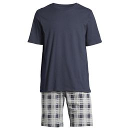 Schiesser Pyjama kurz 'Night & Home' Herren Gr&ouml;&szlig;e L graumeliert