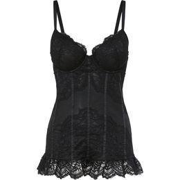 bonprix Damen Corsage "Corsage mit B&uuml;gel", schwarz, Gr. 70, Spitze, Obermaterial: 84% Polyamid, 16% Elasthan. Netz: 87% Polyamid, 13% Elasthan,