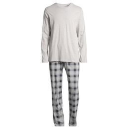 Schiesser Long Pajamas 'Night & Home' male Grey size M