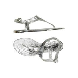 Buffalo London Sandalen Damen Gr&ouml;&szlig;e 40 Second Hand silber