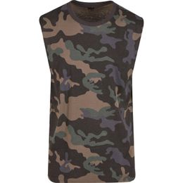 Brandit Damen Tanktop "Brandit Brandit T-Shirt sleeveless"schwarzcamo, Gr. M, unifarben, 100% Baumwolle, Tops
