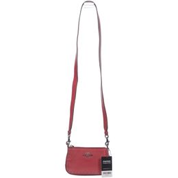 Coach Handtasche klein Leder Damen Gr&ouml;&szlig;e One Size Second Hand rot