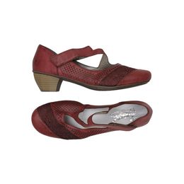 Rieker Pumps Damen Gr&ouml;&szlig;e 38 Second Hand rot