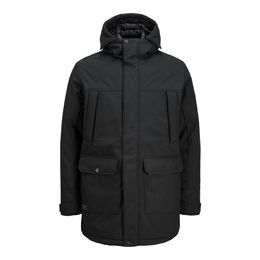 Jack & Jones JACK & JONES Damen Parka "JJFINN SOFTSHELL PARKA"schwarz, Gr. XS, unifarben, Web, Obermaterial: 100% Polyester, Jacken