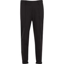 Urban Classics Herren Chinos "Urban Classics Cropped Interlock Jogg Chino"schwarz, Gr. S, unifarben, 60% Baumwolle, 40% Polyester, Hosen