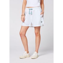 Chiemsee Damen Shorts, wei&szlig;, Gr. XL, 100% Leinen, Hosen