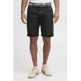 Blend Herren Shorts "BHBruno"schwarz, Gr. L, unifarben, Web, 97% Baumwolle, 3% Elasthan, Hosen, Chino Shorts mit Gürtel