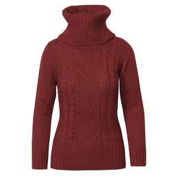 KOROSHI Pullover Damen Gr&ouml;&szlig;e M karminrot