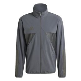 adidas Sportswear Trainingsjacke 'House of Tiro' Herren Gr&ouml;&szlig;e M basaltgrau / schwarz