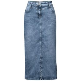 Cecil Maxi Jeansrock Damen Größe 44 blau