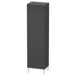 Duravit L-Cube Hochschrank, Breite 500mm, Tiefe 363mm, 1 T&uuml;r, Anschlag links, LC1181L4949, Farbe: Graphit Matt Dekor