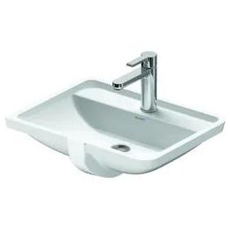Duravit Einbauwaschtisch Starck 3 49cm, 1 Hahnloch, 0302490000, Farbe: Wei&szlig;