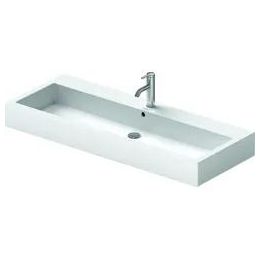 Duravit Waschtisch Vero 1200mm mit &Uuml;berlauf, mit Hahnlochbank, 1 Hahnloch, 0454120000, Farbe: Wei&szlig;