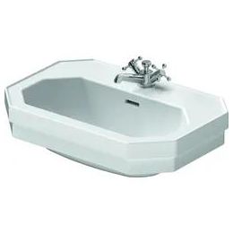 Duravit 1930 Waschtisch, 60 &times; 41 cm, 1 Hahnloch, 04386000001, Farbe: Wei&szlig; mit Wondergliss