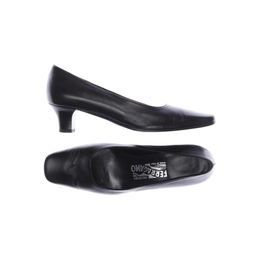 Salvatore Ferragamo Pumps Damen Gr&ouml;&szlig;e 37.5 Second Hand schwarz