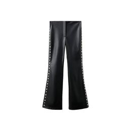 Mango Pants female Black size 36