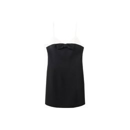 Mango Kleid Damen Gr&ouml;&szlig;e 34 schwarz / wei&szlig; Winterkleid